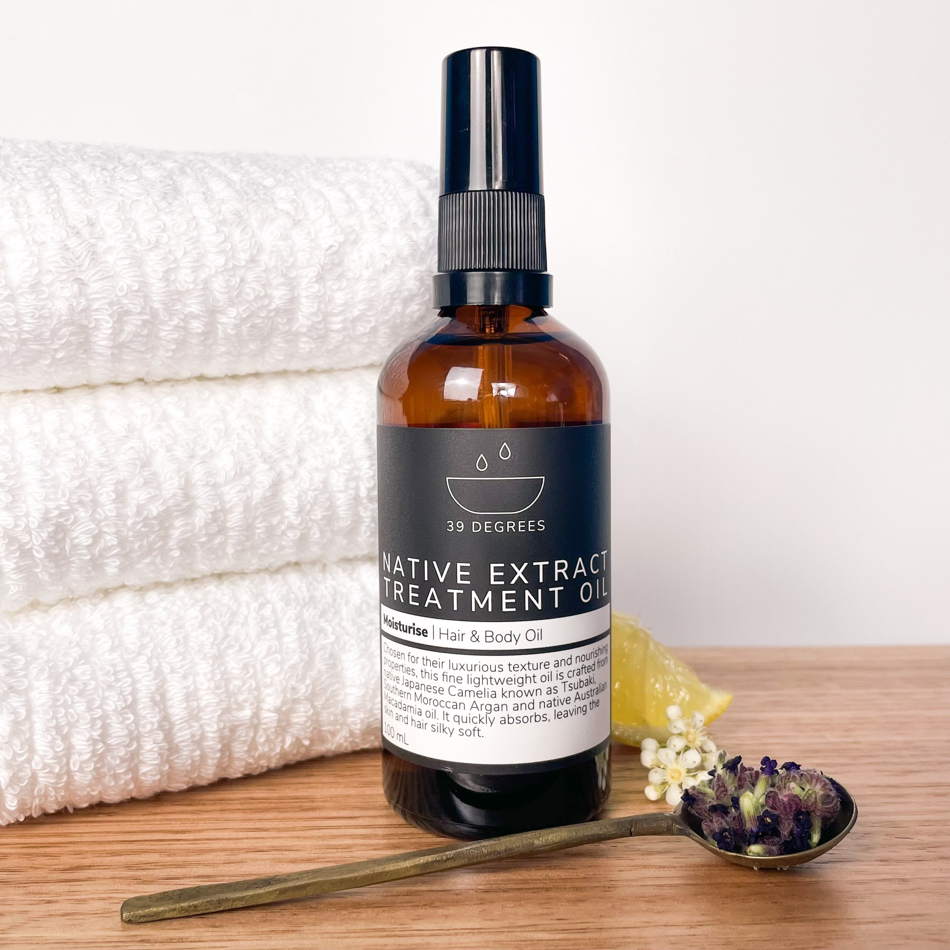 Buy Native Extract Treatment Oil 100 ml Online – 39 Degrees